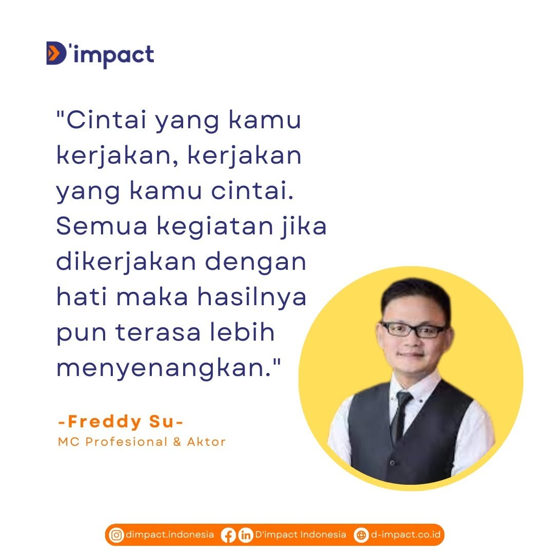 Freddy Su-Manajemen Waktu Master of Ceremony, Aktor, Penyiar Radio
